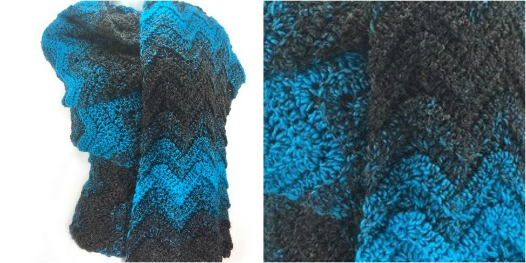 Wavy Shade Super Scarf - Crochet Ideas
