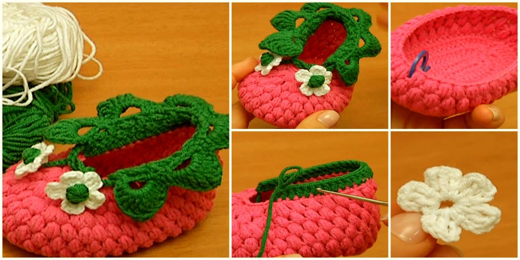 Raspberry Baby Booties Tutorial - Crochet Ideas