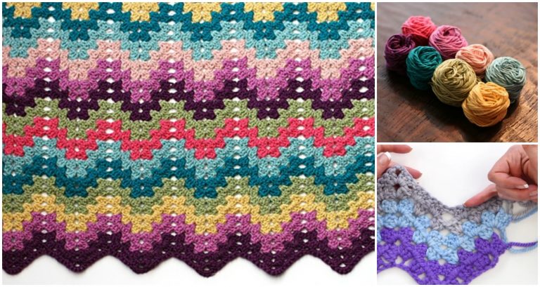 Granny Ripple Blanket - Crochet Ideas