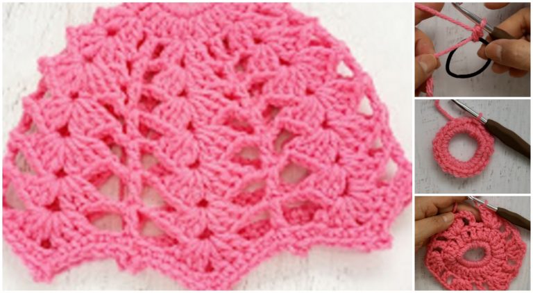 Shell Stitch Crochet Hat - Crochet Ideas