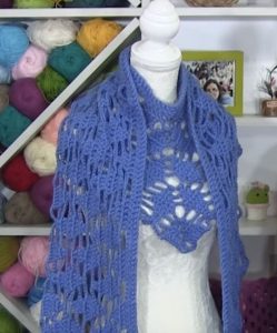 How To Crochet L-Shaped Scarf - Crochet Ideas