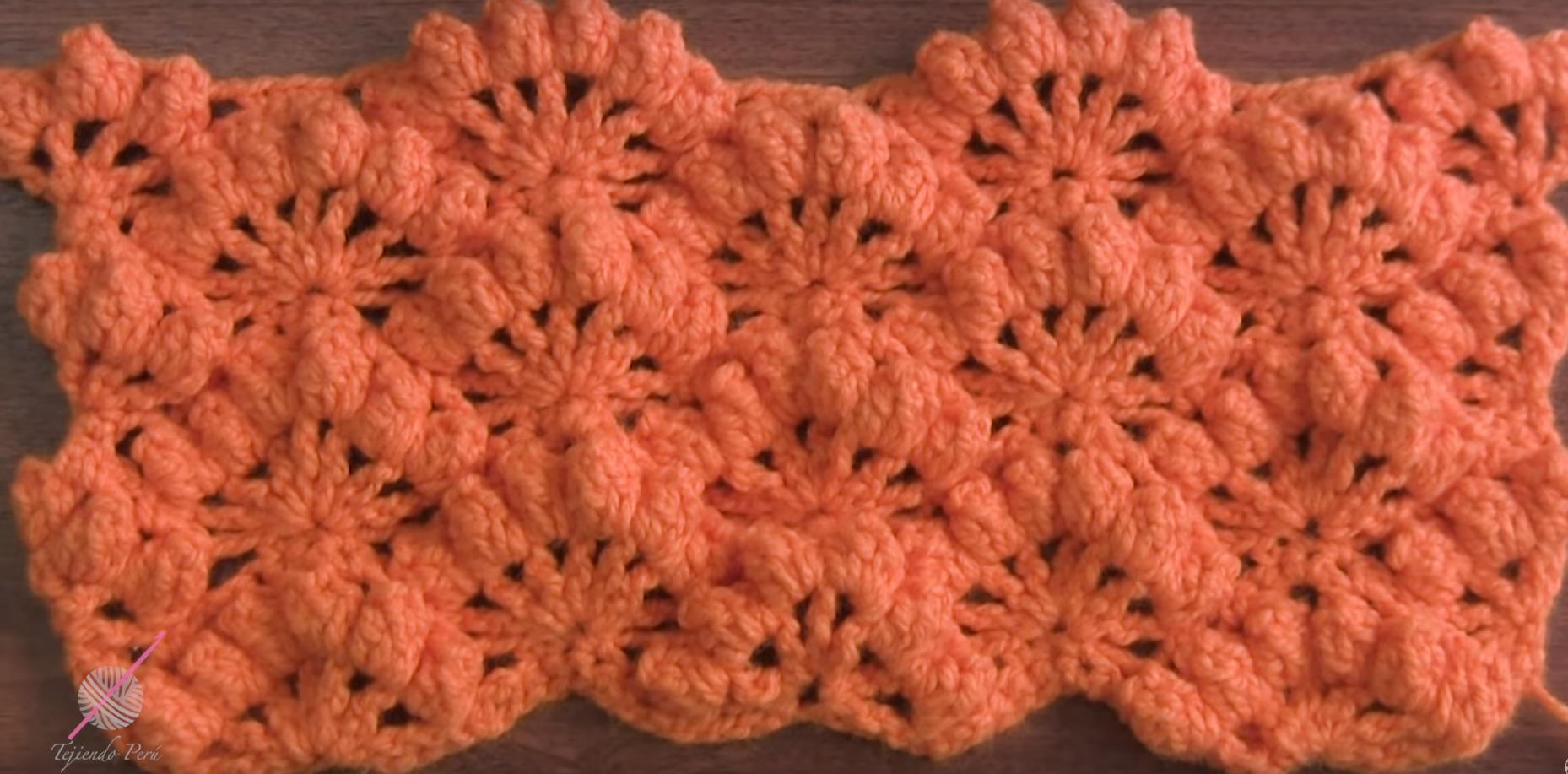 Beautiful Fan Stitch With Popcorn Edge – Crochet Ideas