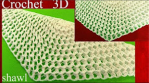 Crochet 3 D Scarf Shawl - Crochet Ideas