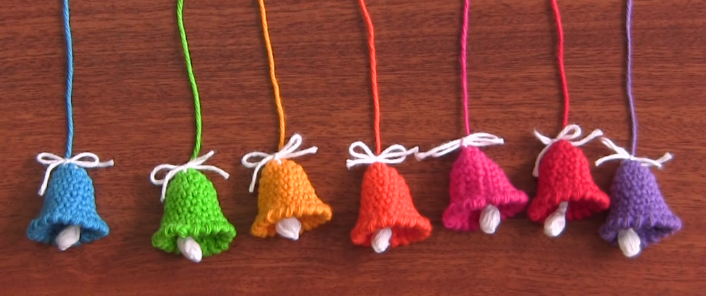 Mini Crochet Bells Tutorial - Crochet Ideas