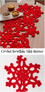 Crochet Snowflake Table Runner - Crochet Ideas