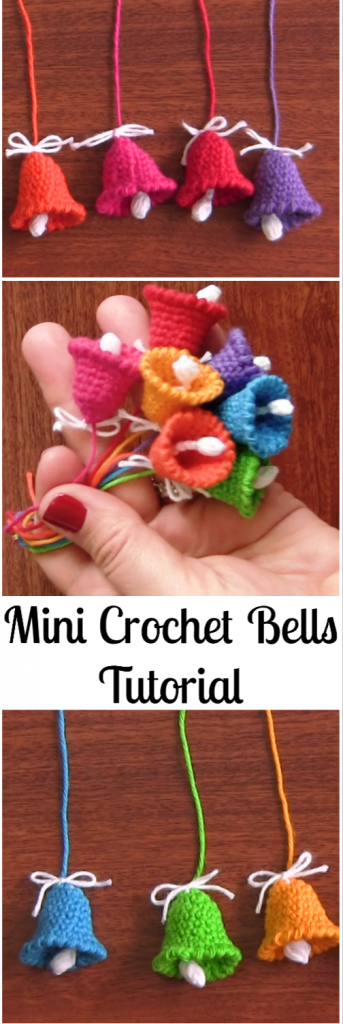 Mini Crochet Bells Tutorial - Crochet Ideas