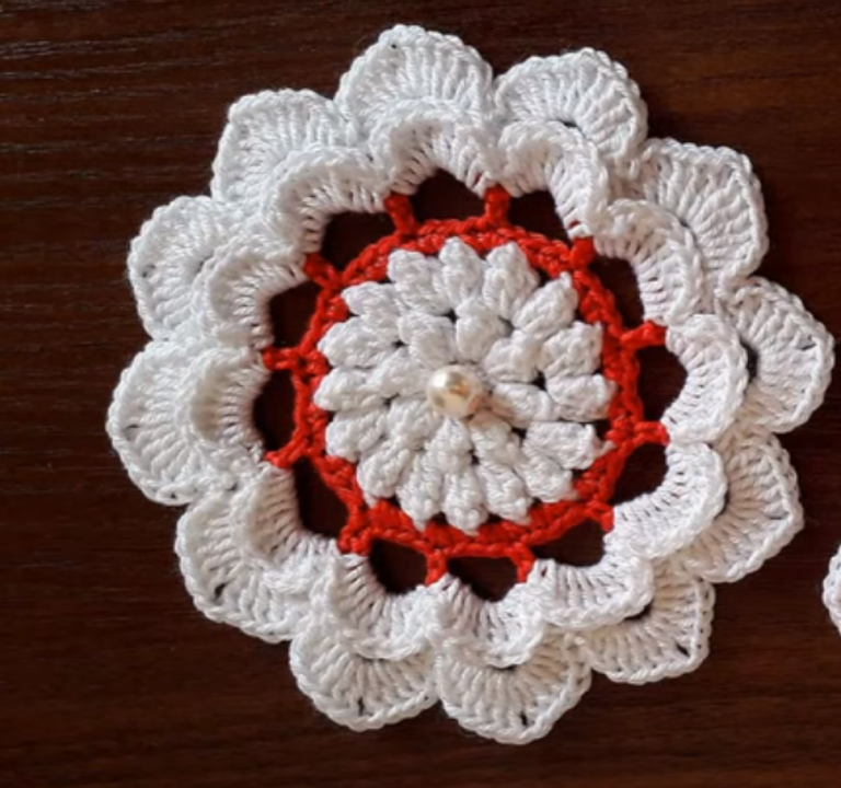 Crochet Very Easy Flower Tutorial - Crochet Ideas