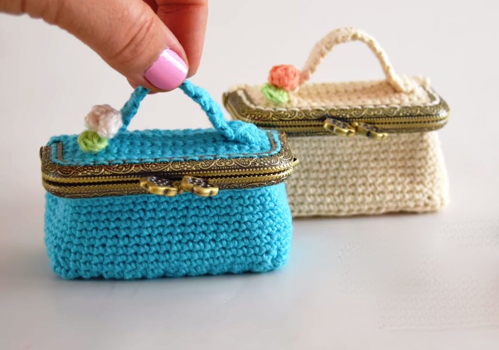Crochet Mini Suitcase Bag - Crochet Ideas