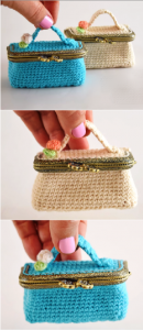 Crochet Mini Suitcase Bag - Crochet Ideas