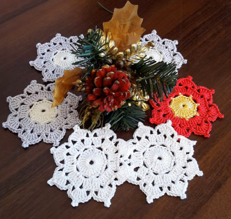 Crochet Snowflake Ornaments - Crochet Ideas