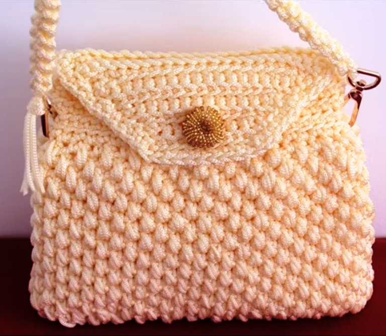 Crochet Easy Handbag Video Tutorial - Crochet Ideas