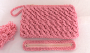 Crochet Horizontal Braided Purse Bag - Crochet Ideas