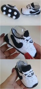 Crochet Nike Baby Sneakers - Crochet Ideas
