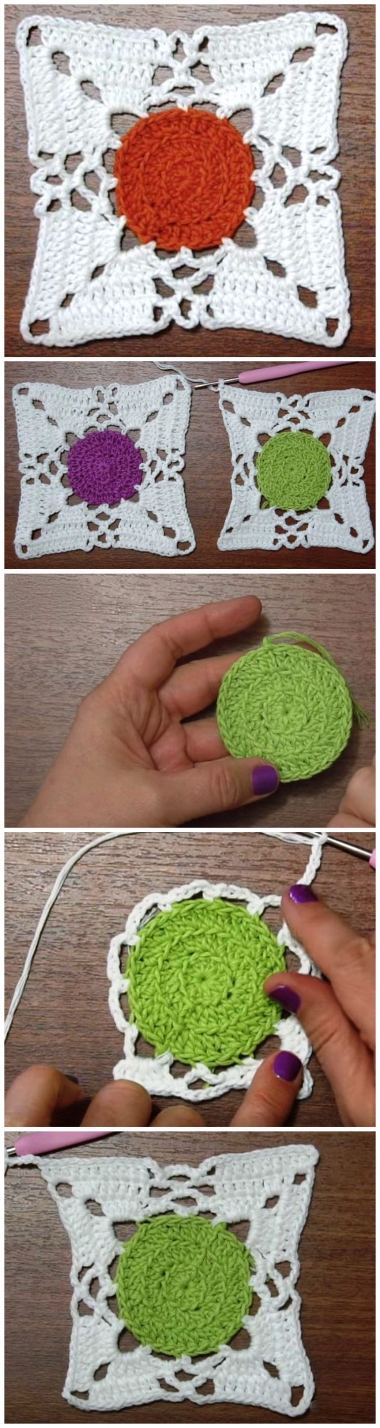 Crochet Circle Granny Square - Crochet Ideas