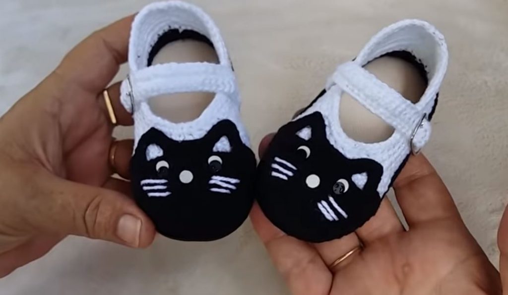 Crochet Cat Shoes For Babies - Crochet Ideas