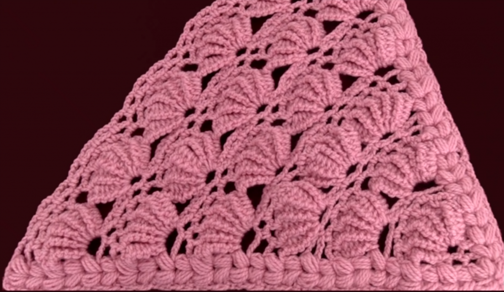 Crochet Fan Shell Stitch Shawl - Crochet Ideas