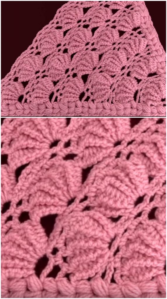 Crochet Fan Shell Stitch Shawl - Crochet Ideas