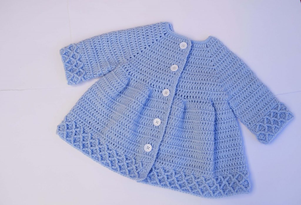 Crochet Super Beautiful Coat For Girls - Crochet Ideas
