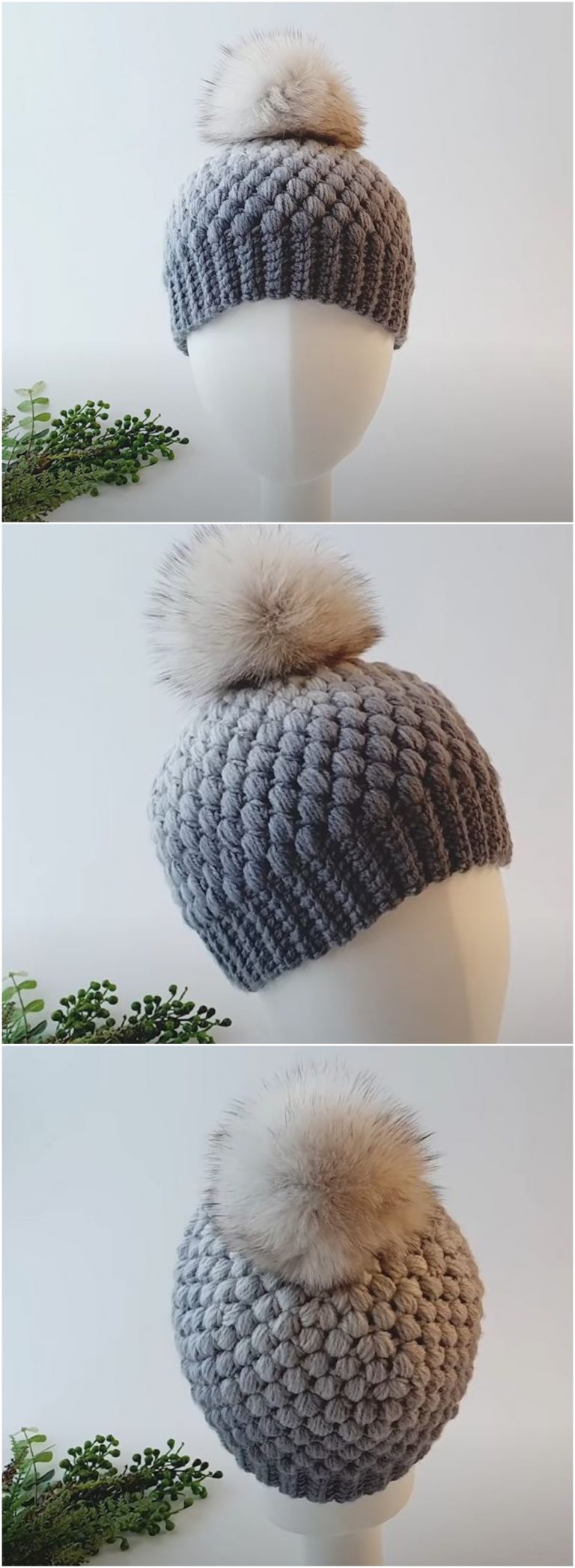 Crochet Lovely Puff Stitch Hat - Crochet Ideas