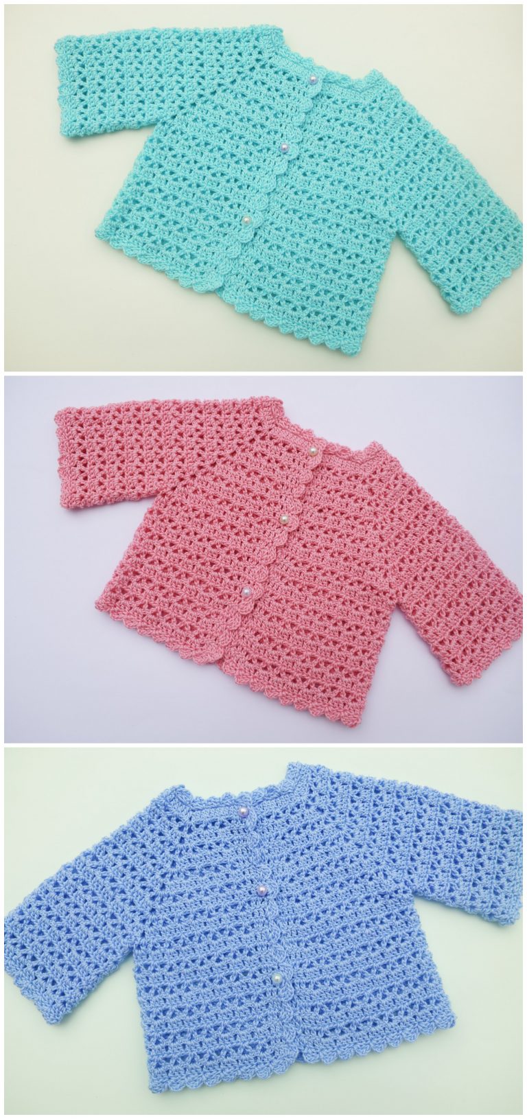 Crochet Easy Jacket For Baby - Crochet Ideas