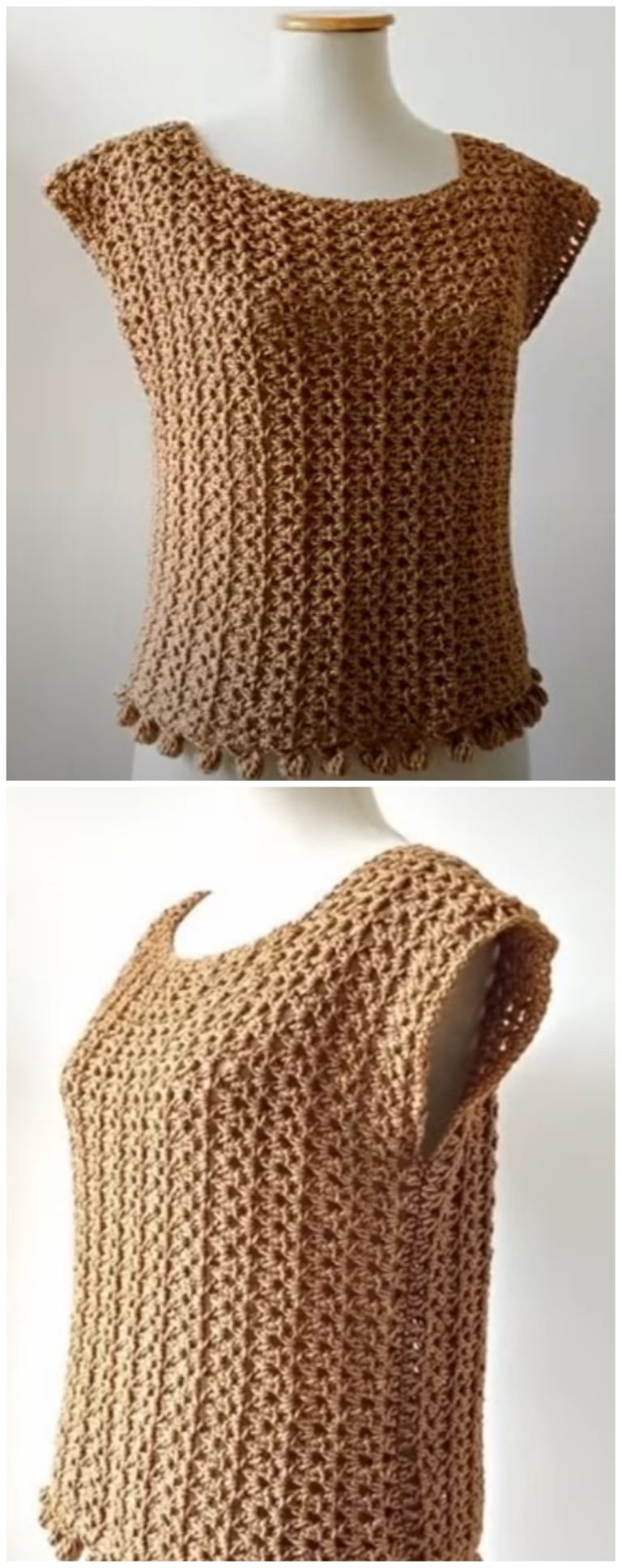 Crochet Beautiful Top In All Sizes - Crochet Ideas