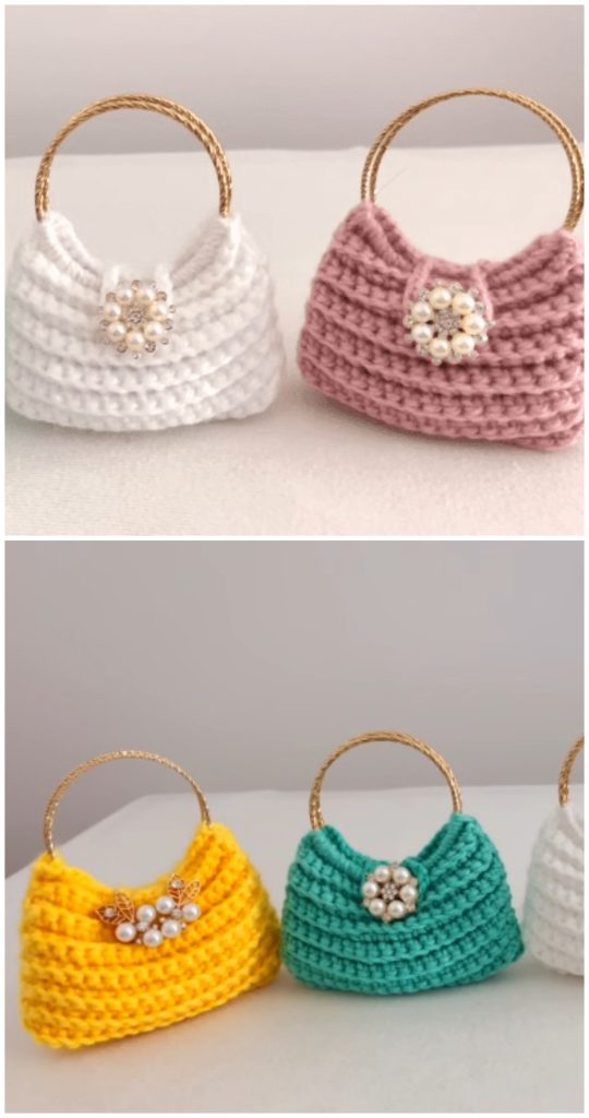 Crochet Simple And Easy Mini Bag - Crochet Ideas