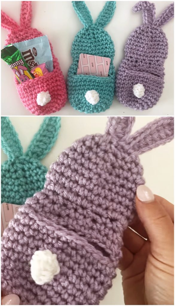 Crochet Lovely Bunny Pocket - Crochet Ideas