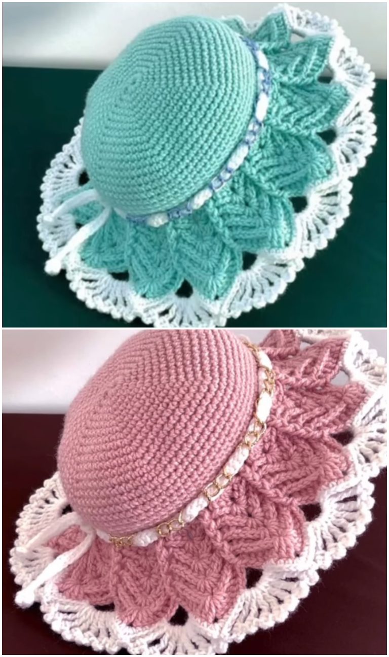 Crochet Beautiful Sombrero Hat - Crochet Ideas